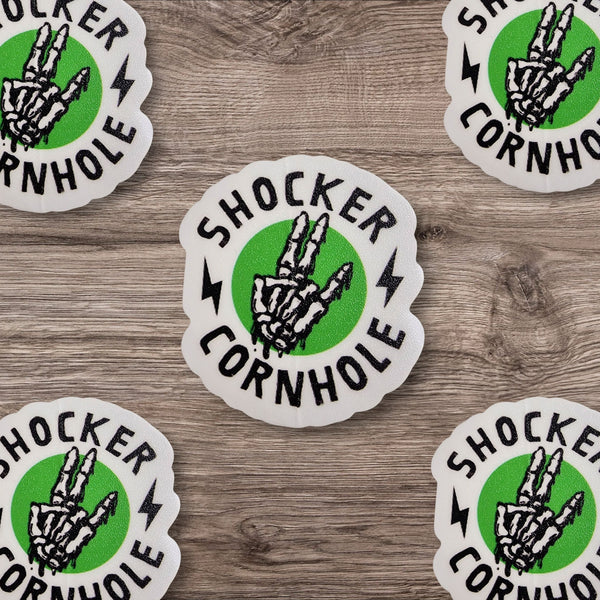 Sticker - Shocker Logo (3 inches) – Shocker Cornhole